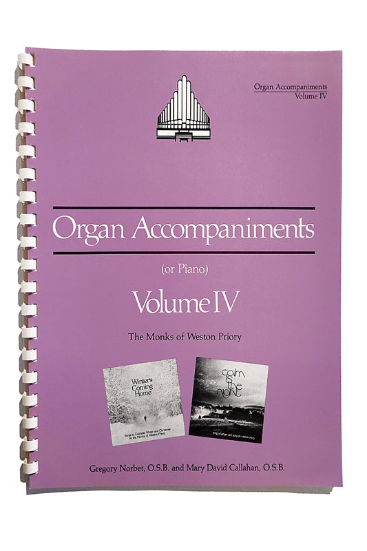 Organ/Piano Book Volume IV – Weston Priory Gallery Shop